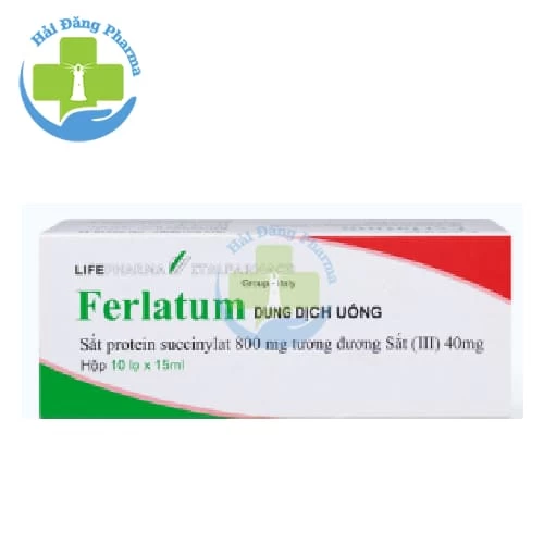 Ferlatum 800mg - Hộp 10 lọ x 15ml